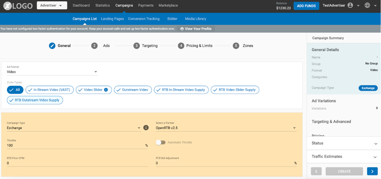 EXADS - A Powerful Customizable Ad Server